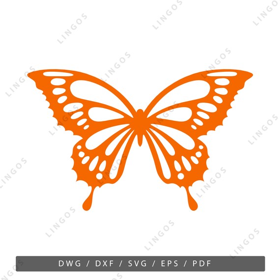 Butterfly Laser File Bug Laser Cut File Planspdf DWG SVG | Etsy