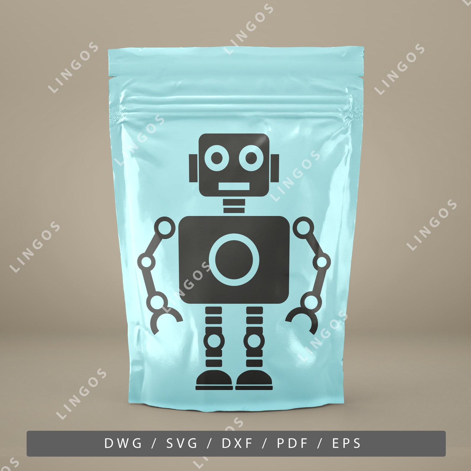 Robot Vector Machine SVG Bundle Robotics EPS File Laser - Etsy