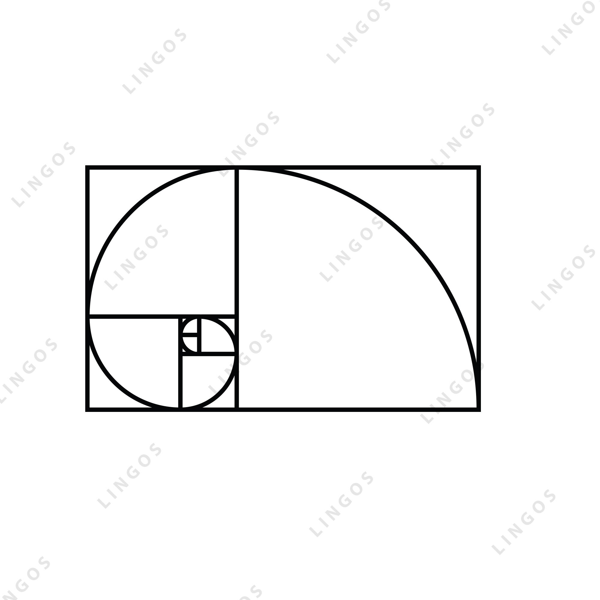 Golden Ratio Design Laser Cut Svg Dxf Files Wall Sticker | Etsy