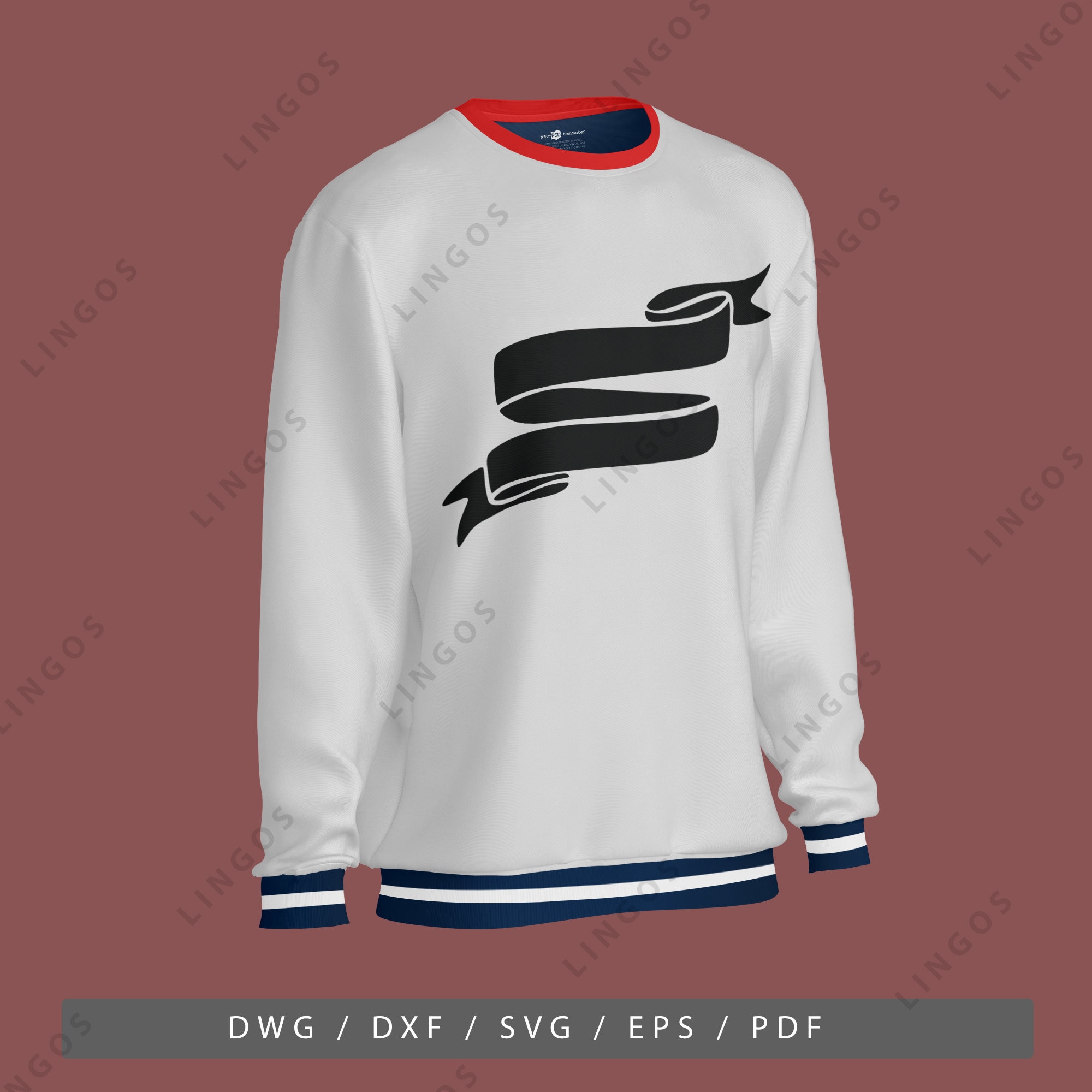 Ribbon Banner SVG File Label Bundle Vector Silhouette Pdf - Etsy