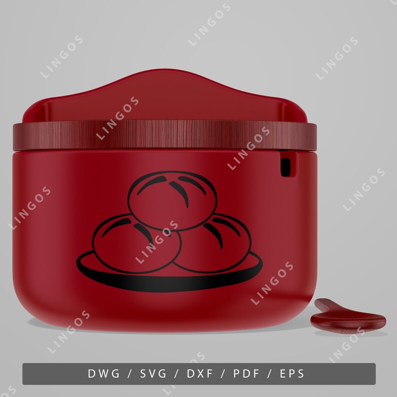 Asian Food SVG Bundle Japanese Vector Sushi Roll DWG Ramen - Etsy