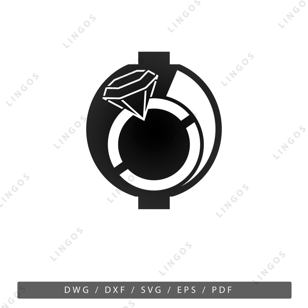 Diamond Ring Eps File, Love Laser Cut File, Plans,pdf, DWG, SVG, DXF ...