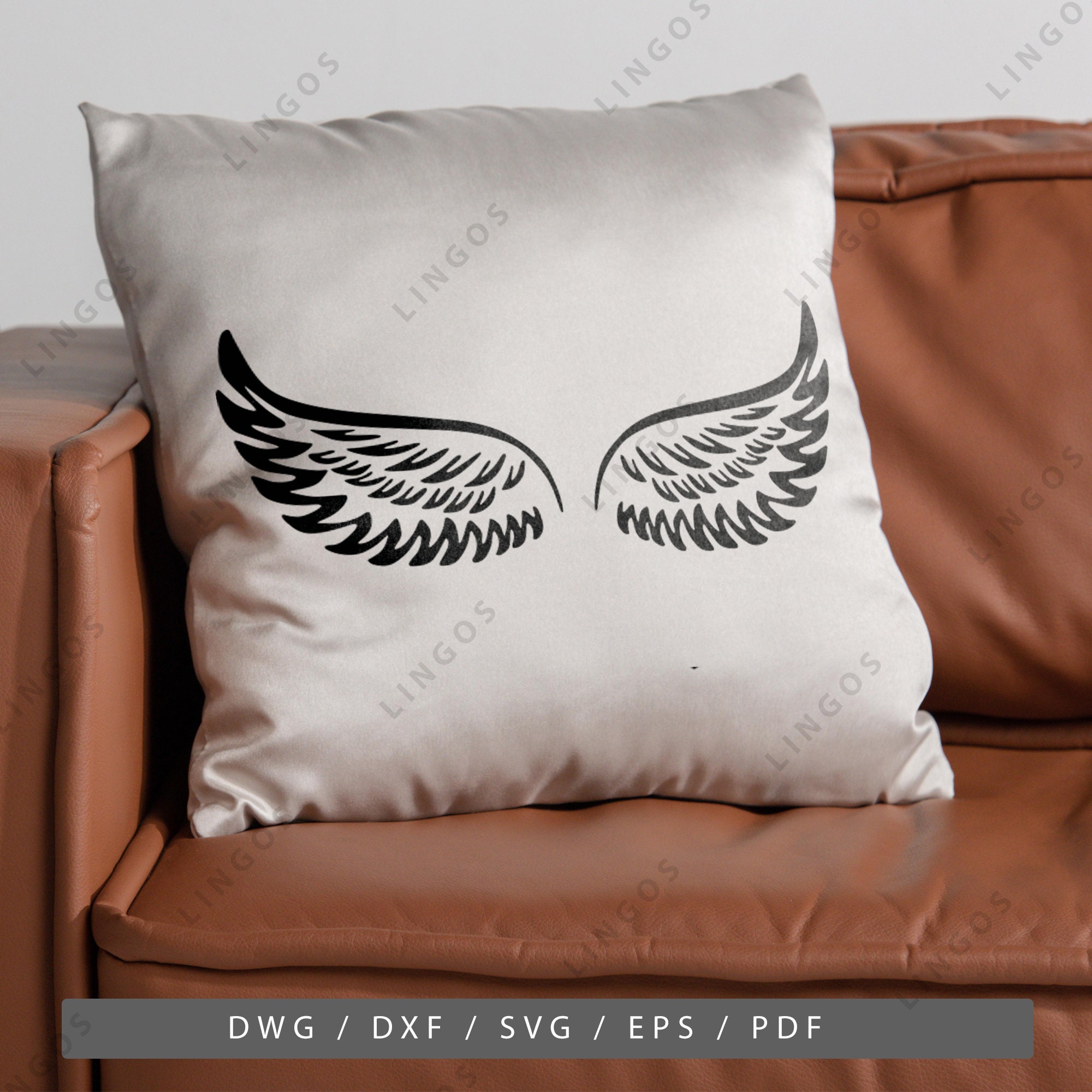Wings Vector Flap SVG Bundle Angel Wing DWG File Winged Dxf - Etsy Canada