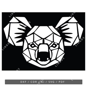 Koala Design Laser Animals Svg Dxf Files Instand Download Silhouette ...