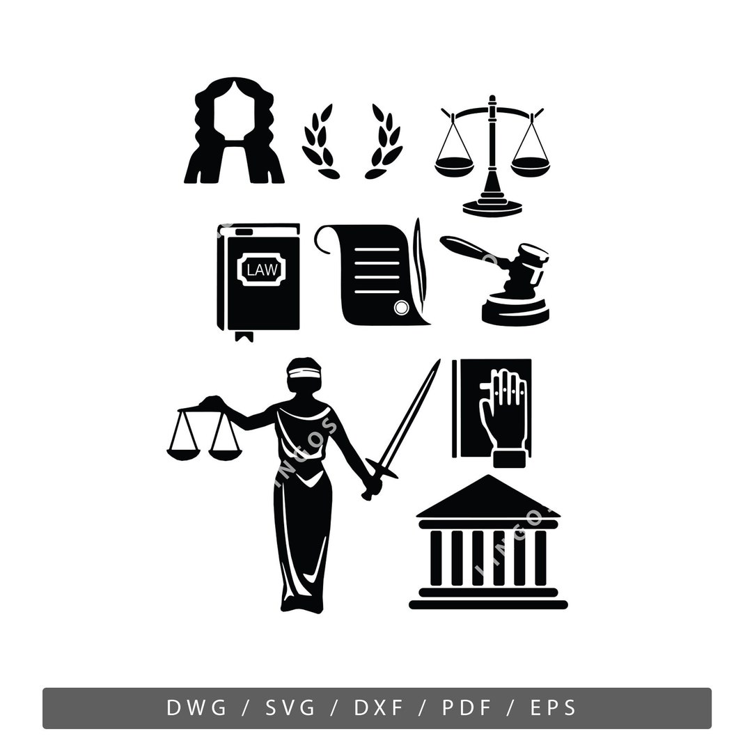 Justice DXF File, Law Vector, Scale of Justice EPS, Courthouse SVG ...
