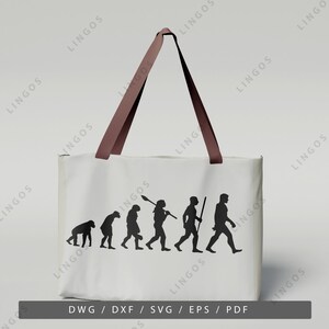 Human Evolution SVG Darwin Theory Vectorpdf - Etsy