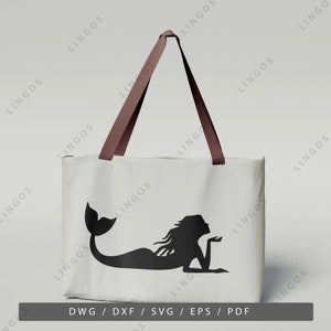 Mermaid SVG Bundle, Mythology Vector, Pdf File, DWG ,eps, Cricut DXF ...