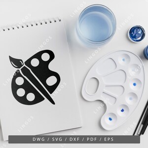 Painting Tool SVG, Artist Bundle Vector, Equipment Silhouette, Painter ...