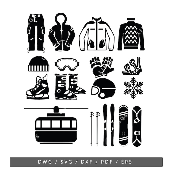Snowboard Gear Clipart