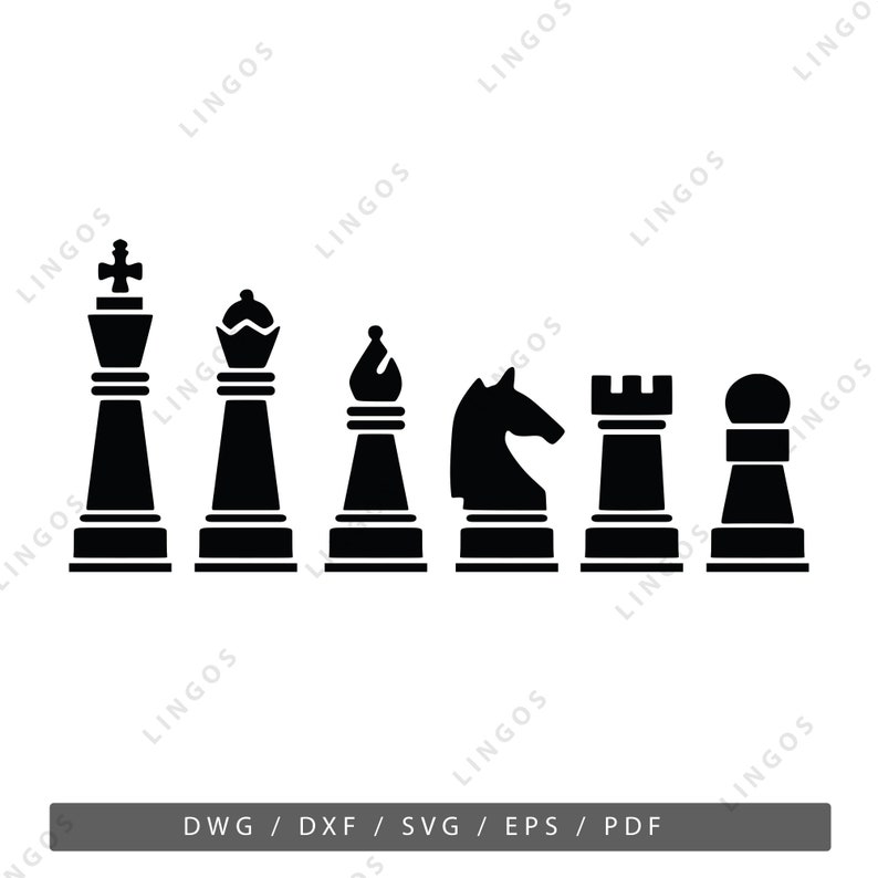 Chess Bundle Svg File Chess Vector Files Chess Digital - Etsy