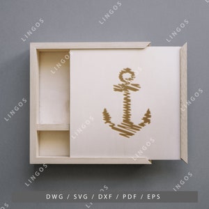 Anchor Svg File, Nautical Vector File, Sea PDF, Anchor Monogram DWG ...