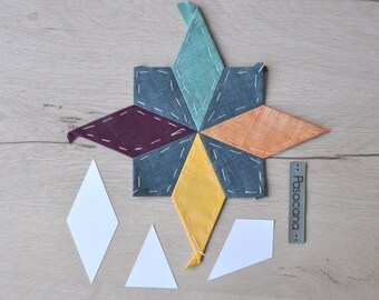 English Paper Piecing Diamonds - Etsy