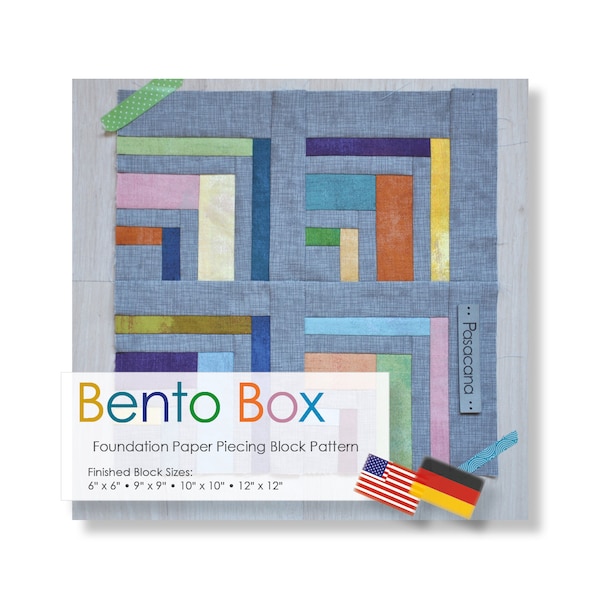 Bento Box Quilt Pattern - Etsy
