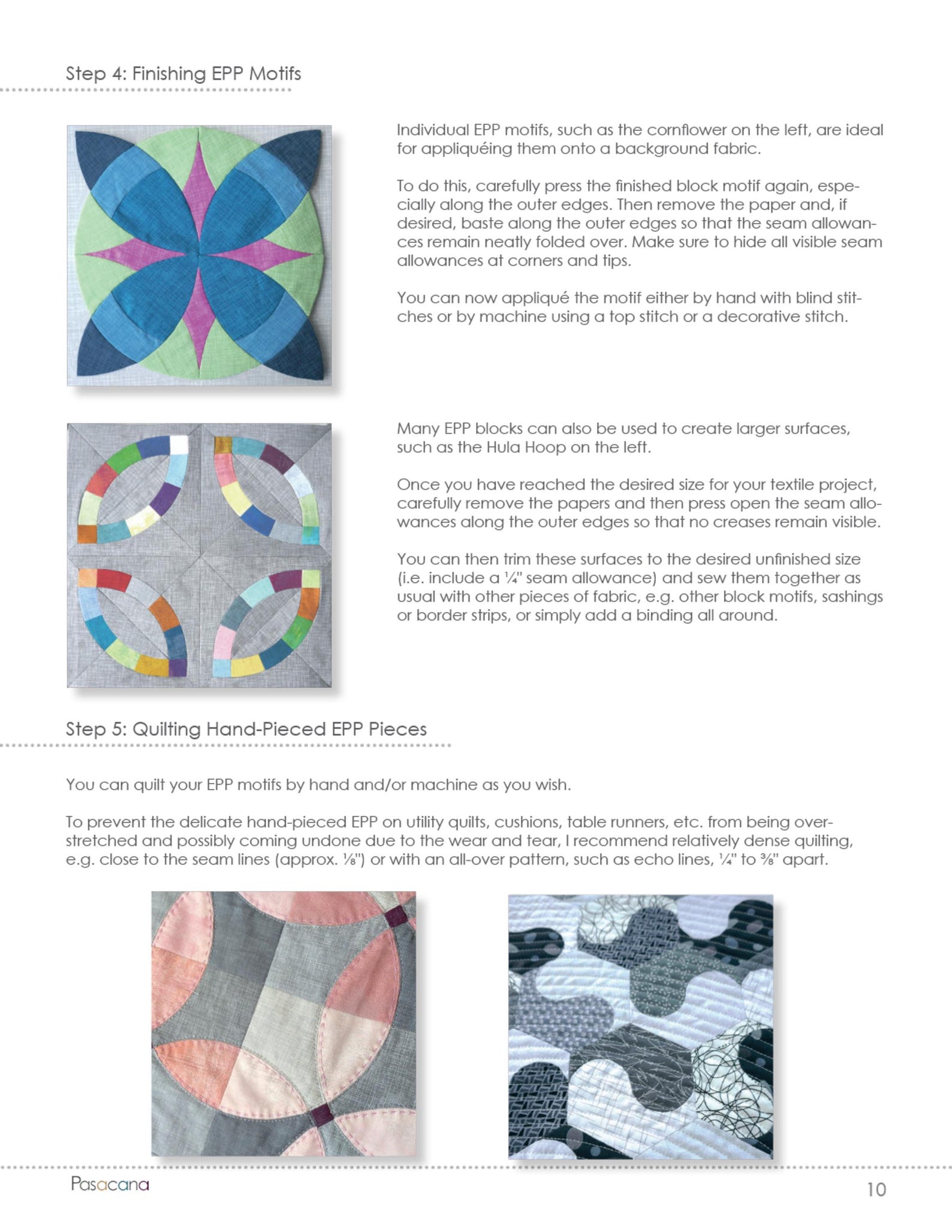 Curvy English Paper Piecing Technique Tutorial / PDF / EPP With Curves ...