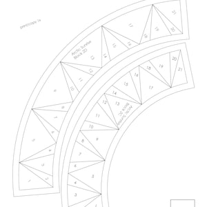 Foundation Paper Piecing (FPP) Block Pattern "arctic Sunrise ...