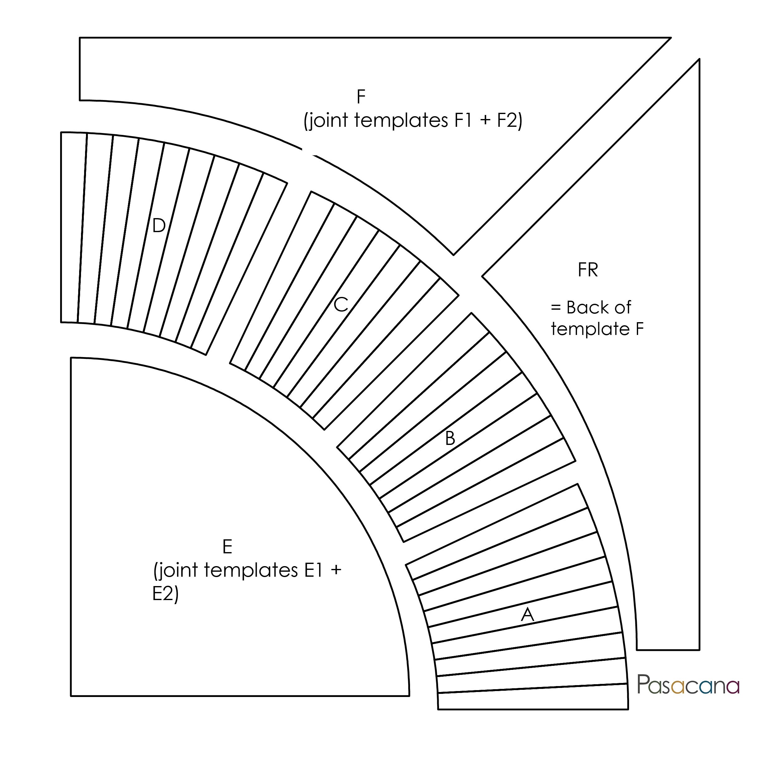 Foundation Paper Piecing FPP Block Pattern midnight - Etsy