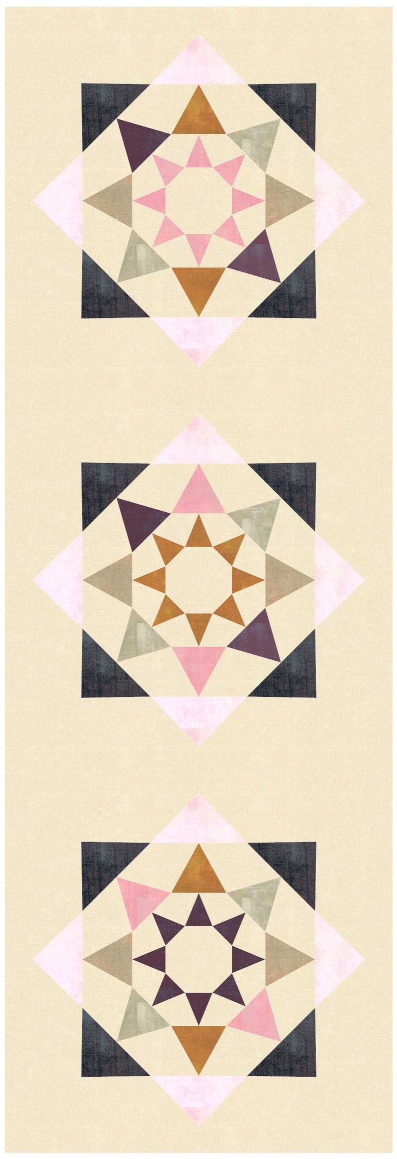 Foundation Paper Piecing FPP Block Pattern kaleidoscope Patchwork - Etsy