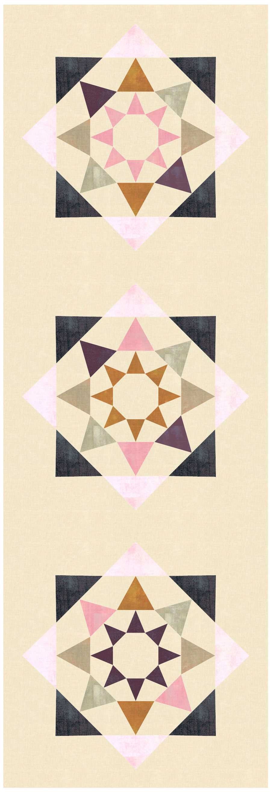 Foundation Paper Piecing FPP Block Pattern kaleidoscope Patchwork - Etsy