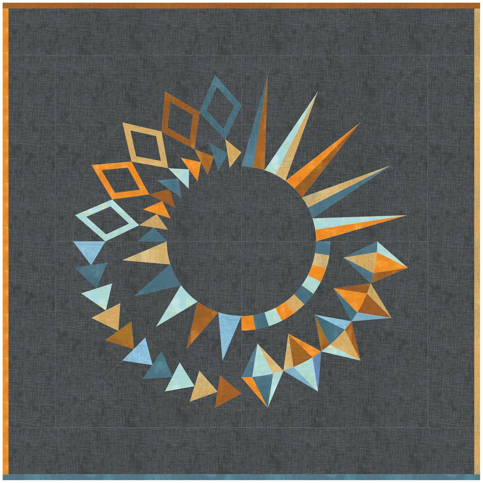 Foundation Paper Piecing (FPP) Block Pattern "arctic Sunrise ...