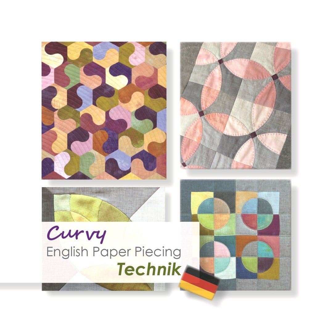 Curvy English Paper Piecing Technique Instructions German / PDF ...