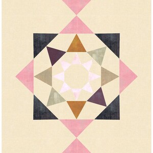 Foundation Paper Piecing (FPP) Block Pattern "kaleidoscope" - Patchwork ...