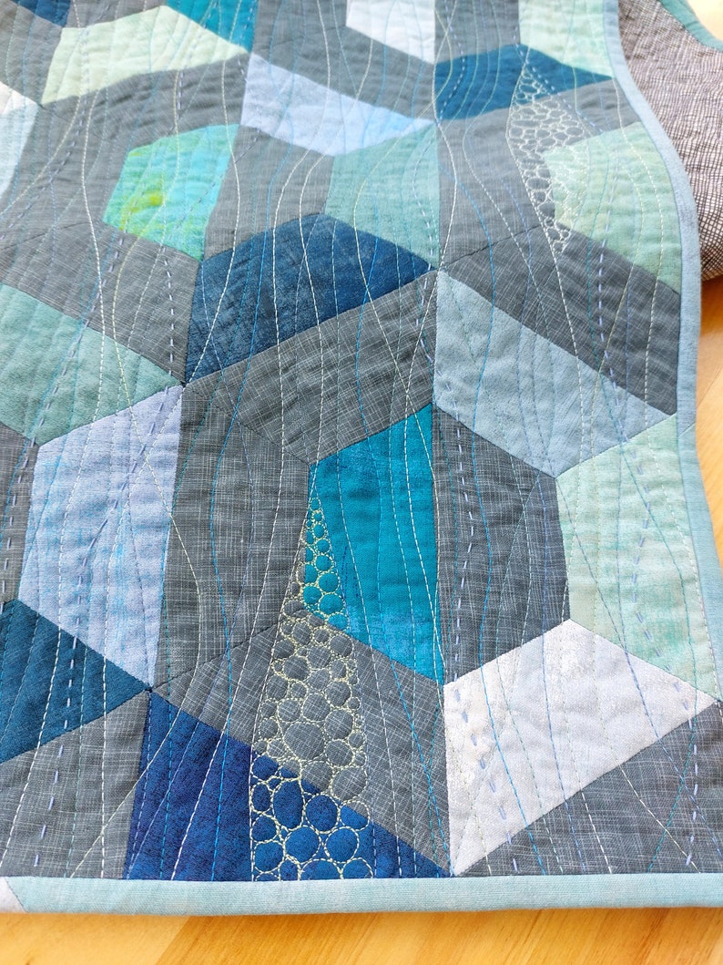 English Paper Piecing EPP Paper Template Set ocean - Etsy