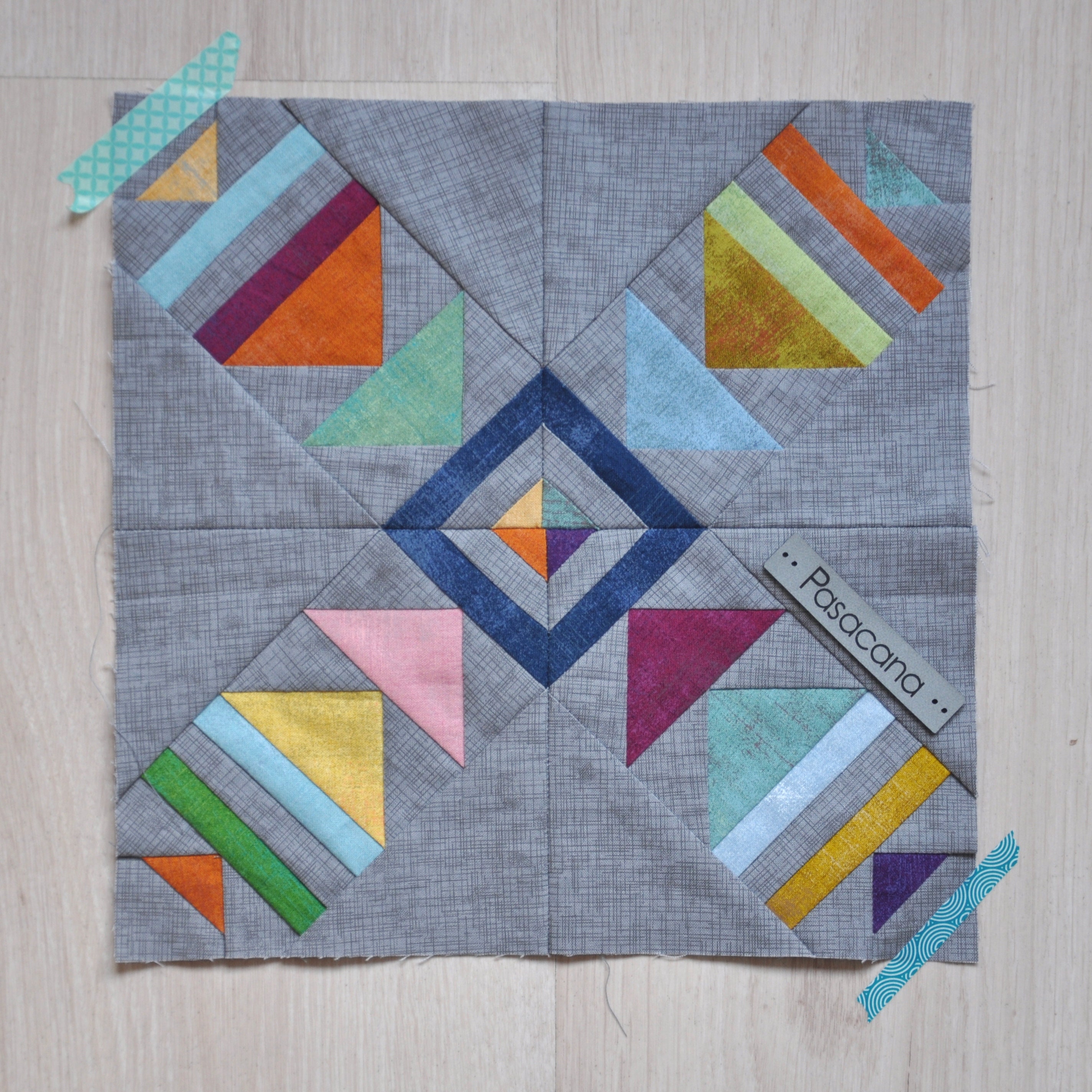 Foundation Paper Piecing (FPP) Block Pattern "meet Here" in 4 Sizes in ...