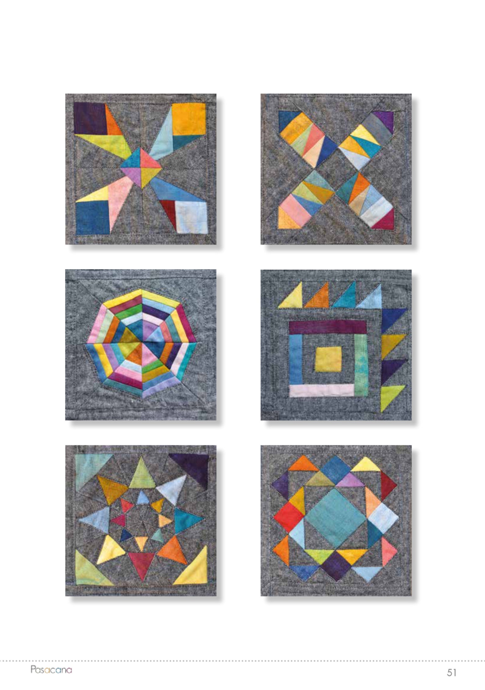 Foundation Paper Piecing Instructions (PDF) German + ENGLISH / Little ...