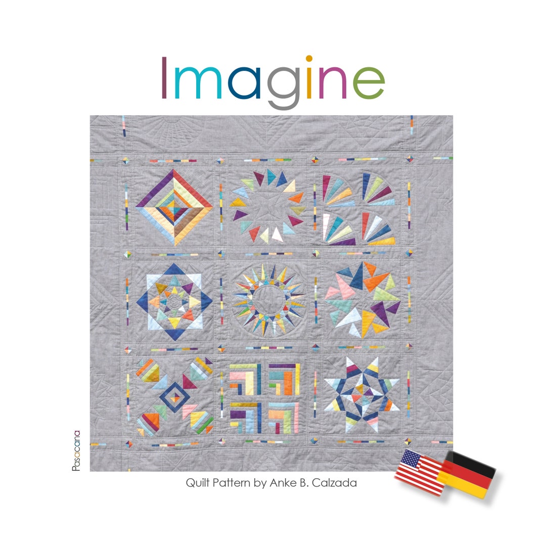 Quilt Pattern "imagine" Sampler - Foundation Paper Piecing FPP ...