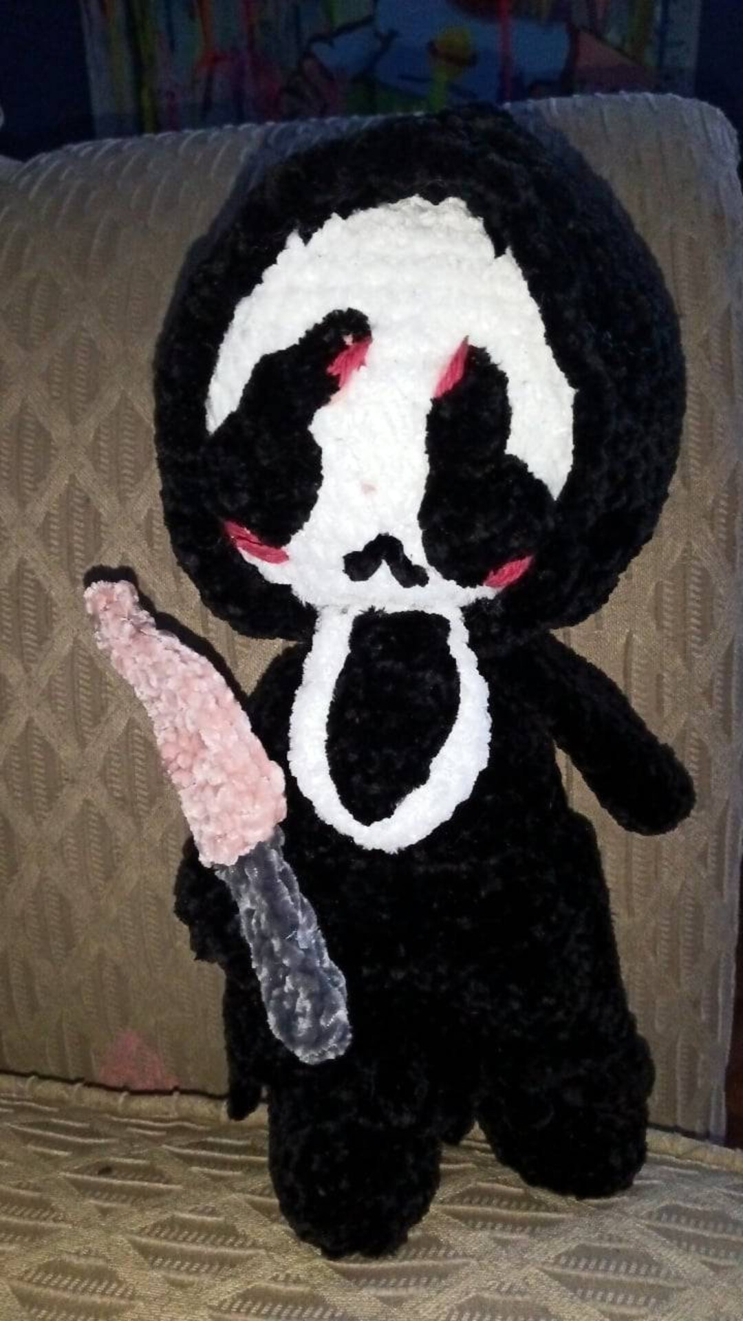 Scream / Ghost Face Replica Halloween Plushie - Etsy Finland