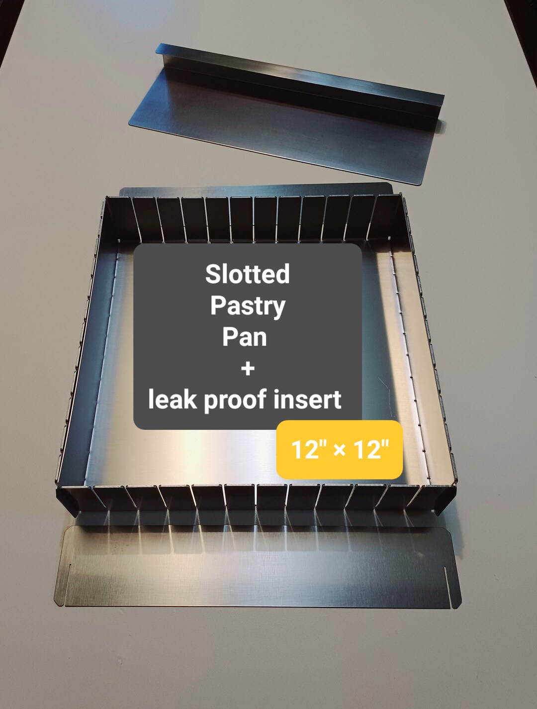 Slotted Pastry Pan + Leak Proof Insert - Etsy