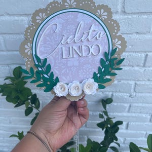 Cielito Lindo Cake Topper/ Baby Shower /gender Reveal / White Talavera ...