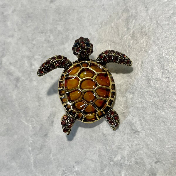 Turtle Enamel Pin - Etsy