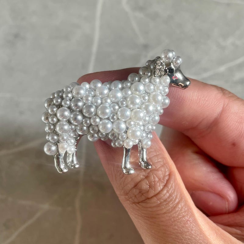 Sheep Brooch - Etsy