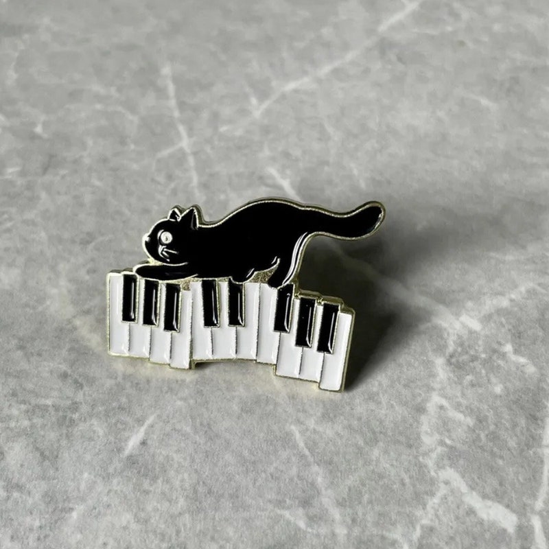 Enamel Pin Cat - Etsy