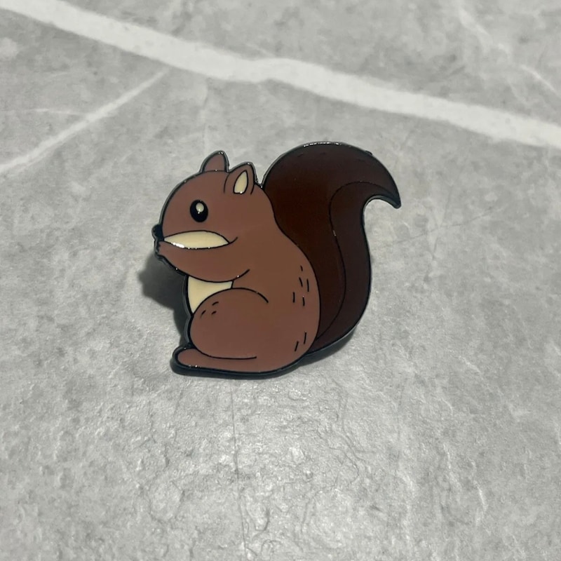 Squirrel Pin - Etsy