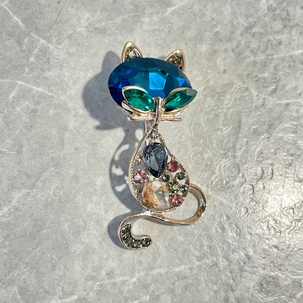 Cat Brooch - Etsy UK