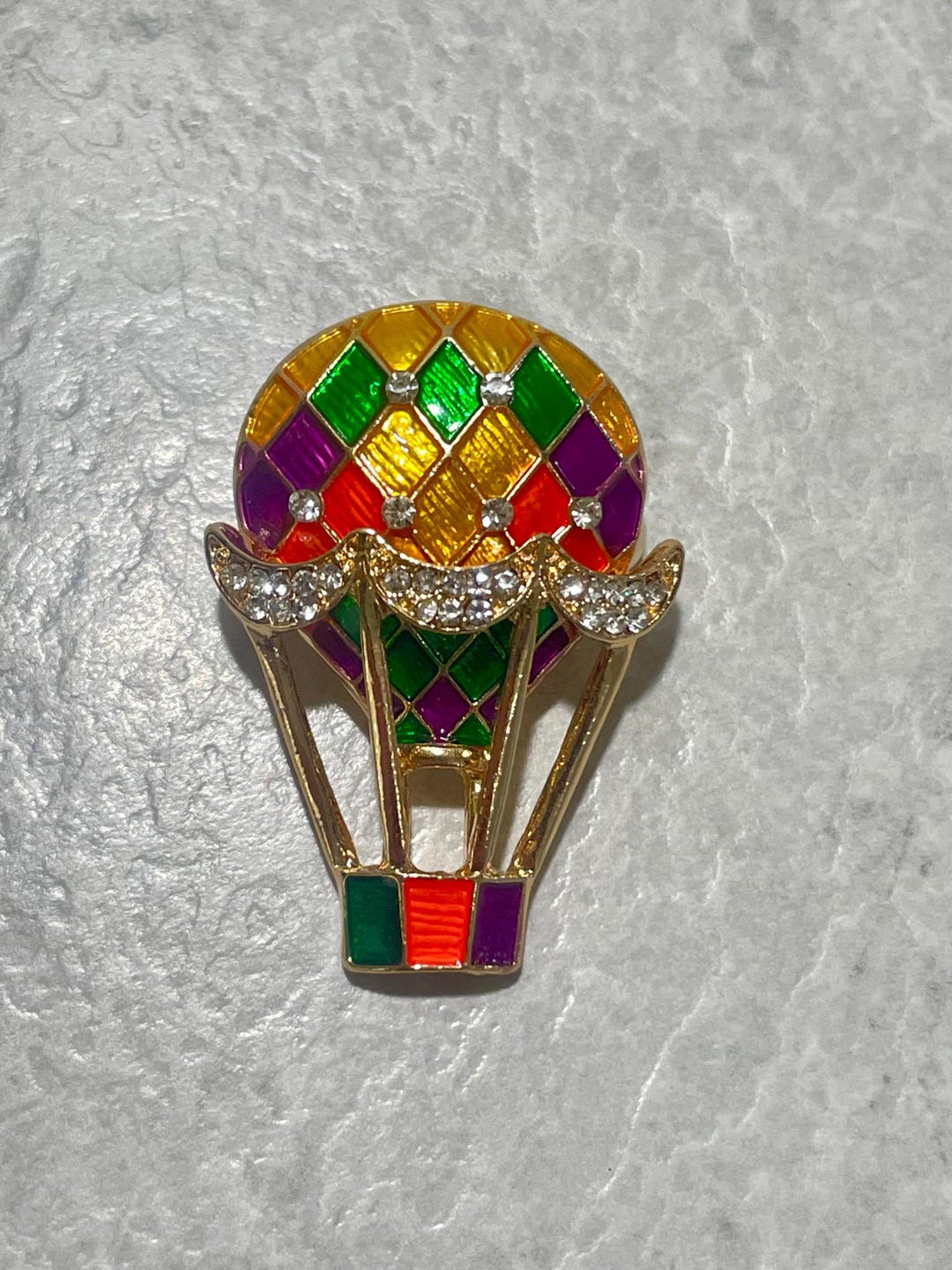Fun Fair Hot Air Balloon Enamel Pin Badge Gift - Etsy