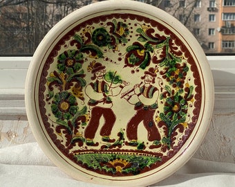 Ukrainian Decorative Plate Handmade Ceramic Wall Plate | Etsy