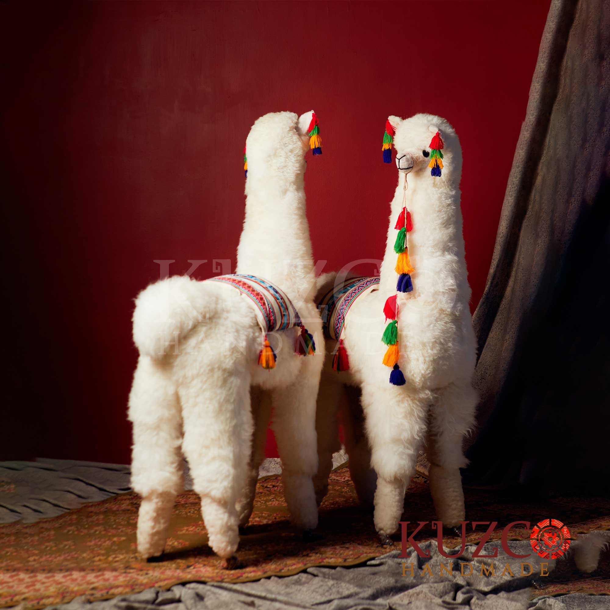 Big Alpaca Fur Toy Big White Alpaca Giant Stuffed Alpaca - Etsy