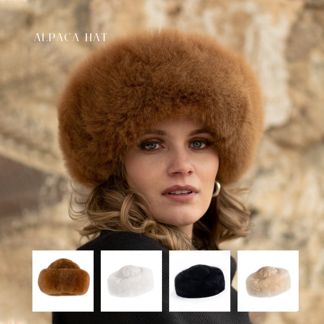 The Genuine Baby Alpaca Fur Andean Hat. PREMIUM Baby Alpaca Fur Hat ...