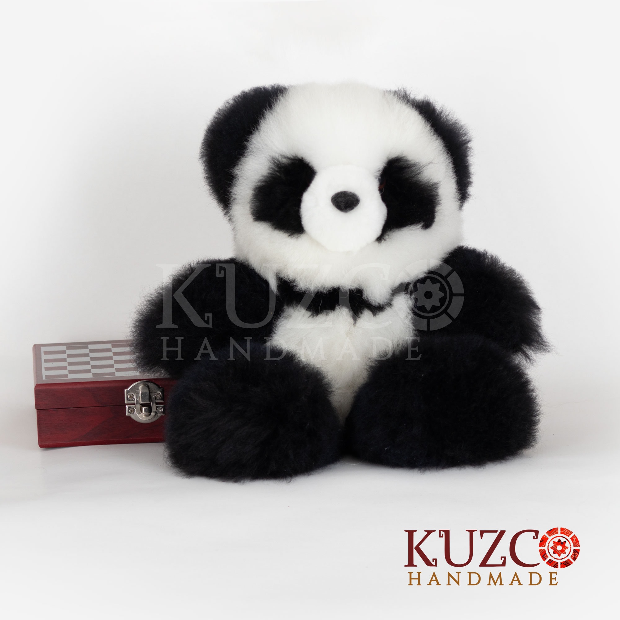 Panda Teddy Bear-handmade From Alpaca Cute Panda Teddy Bear - Etsy