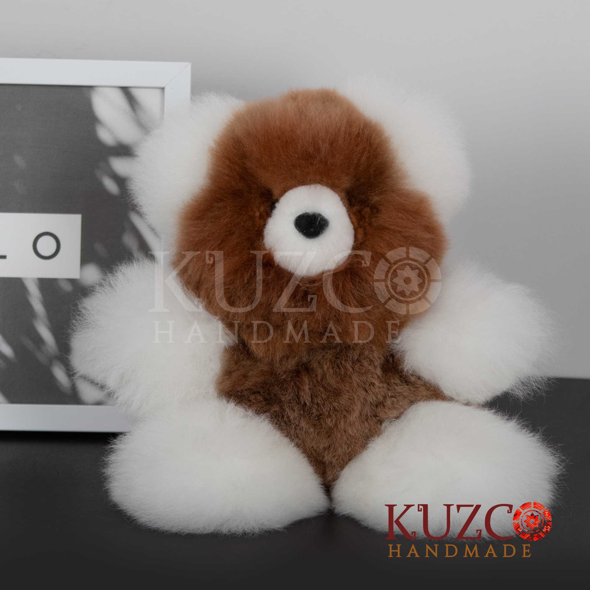 Alpaca Fur Teddy Bear, 14 and 12 Inch Alpaca Teddy Bear, Very Soft ...