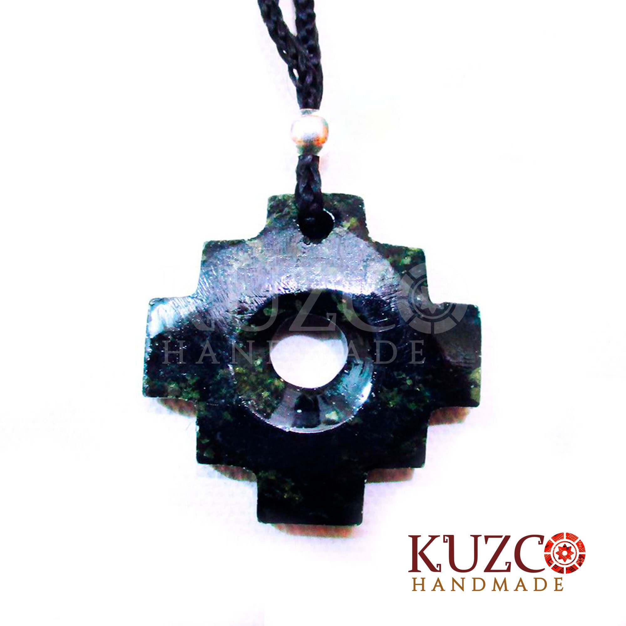 Dark Chakana Inca Cross Necklace, Peruvian Chakana Necklace, Pendant ...