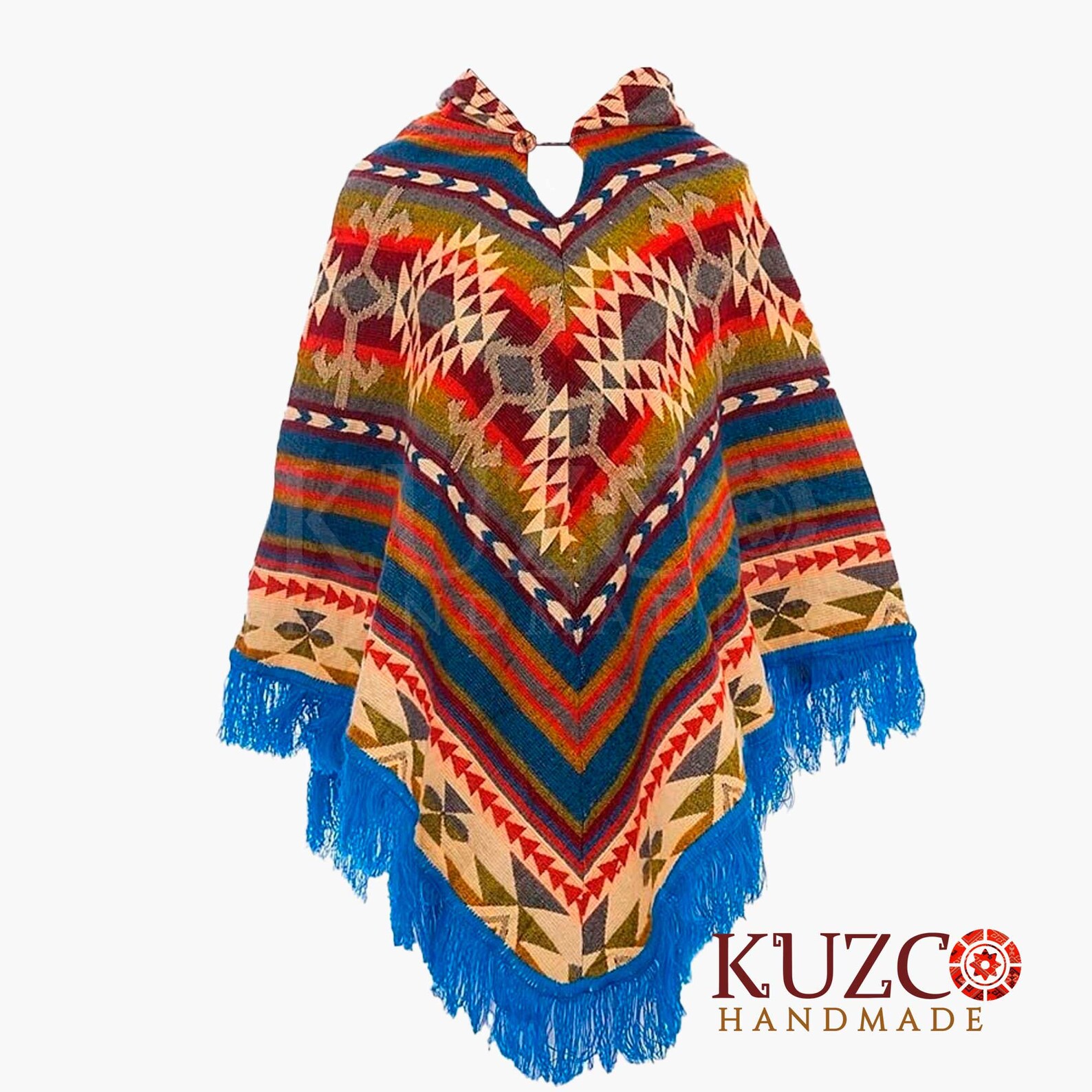 Native American Poncho, Tribal Poncho, Unisex Alpaca Poncho, Native ...