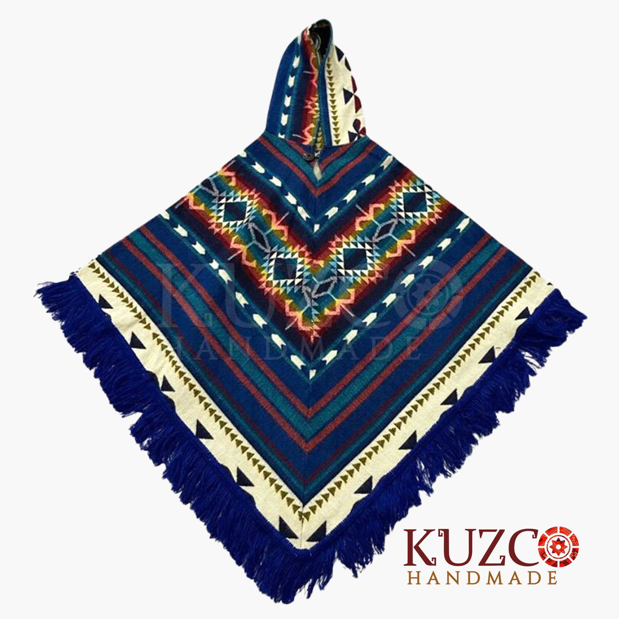Native American Poncho, Tribal Poncho, Unisex Alpaca Poncho, Native ...