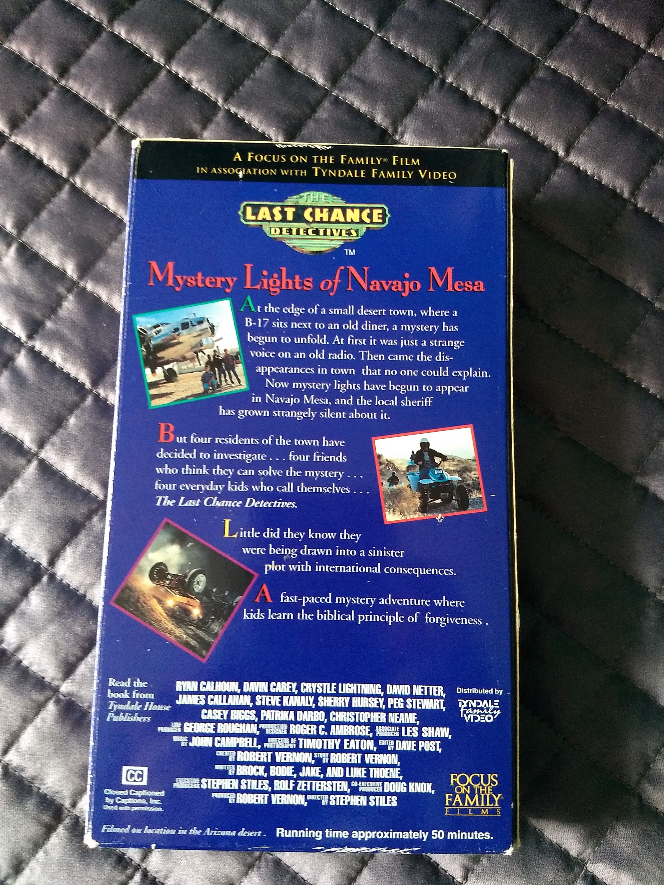 VINTAGE VHS Video Tapes-last Chance Detectives and Adventures in ...