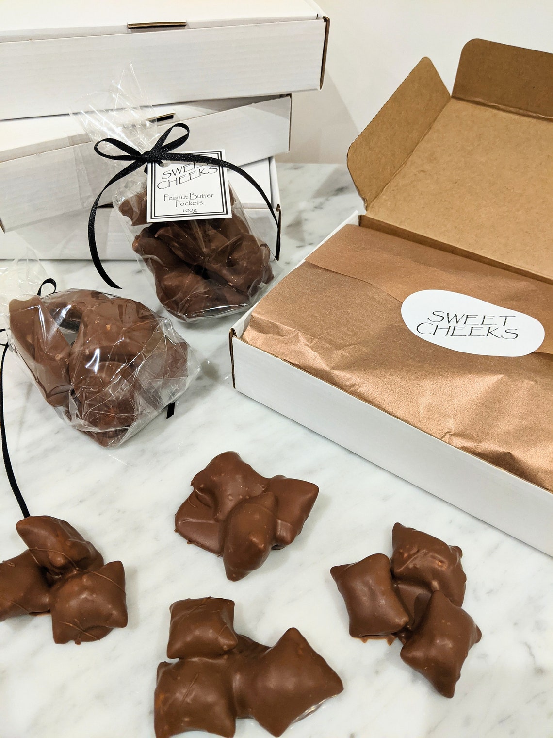 Milk Chocolate Peanut Butter Pockets - Etsy