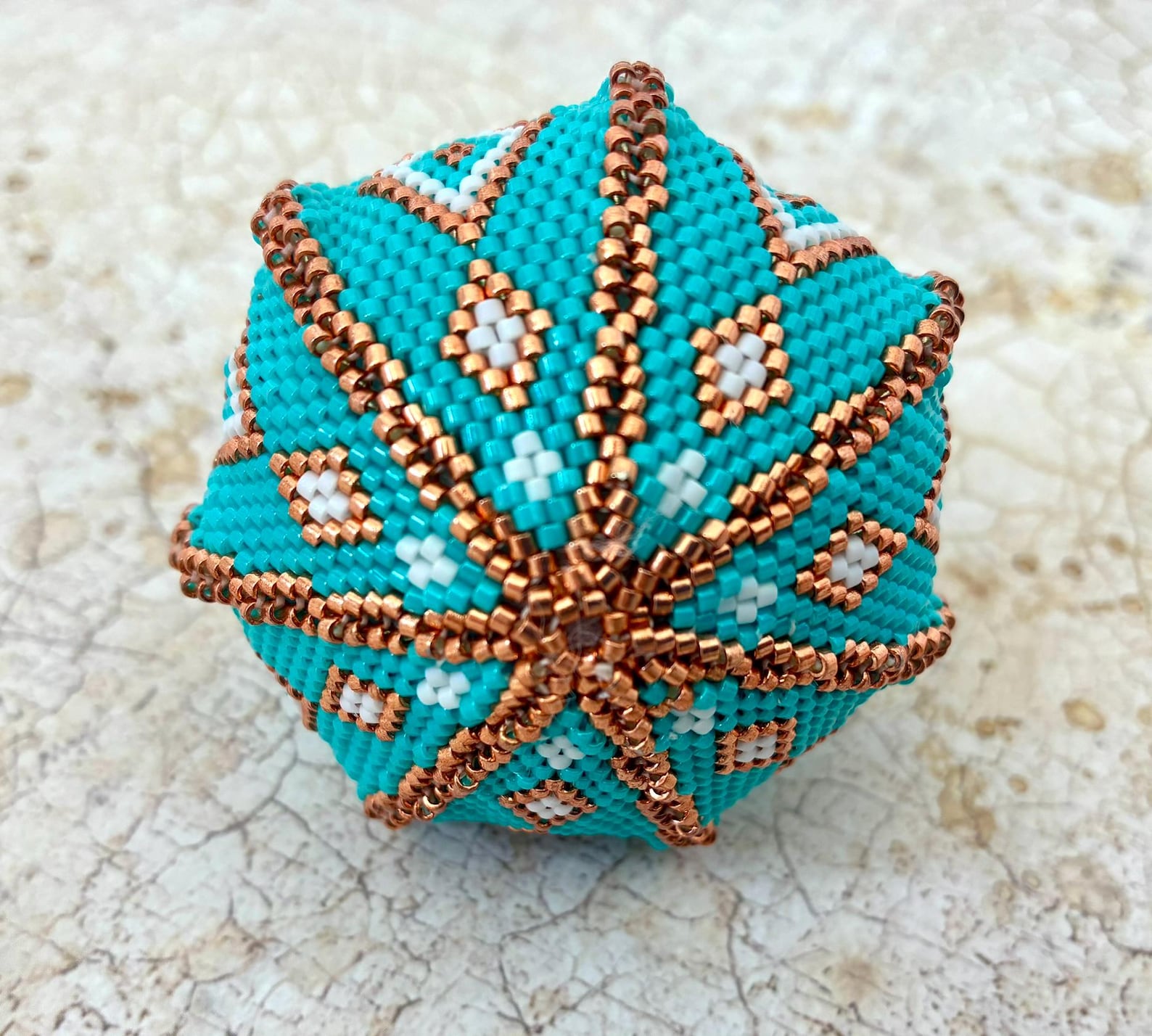 Jewel Drops - PDF Beadwork Tutorial - Peyote Bauble - Etsy