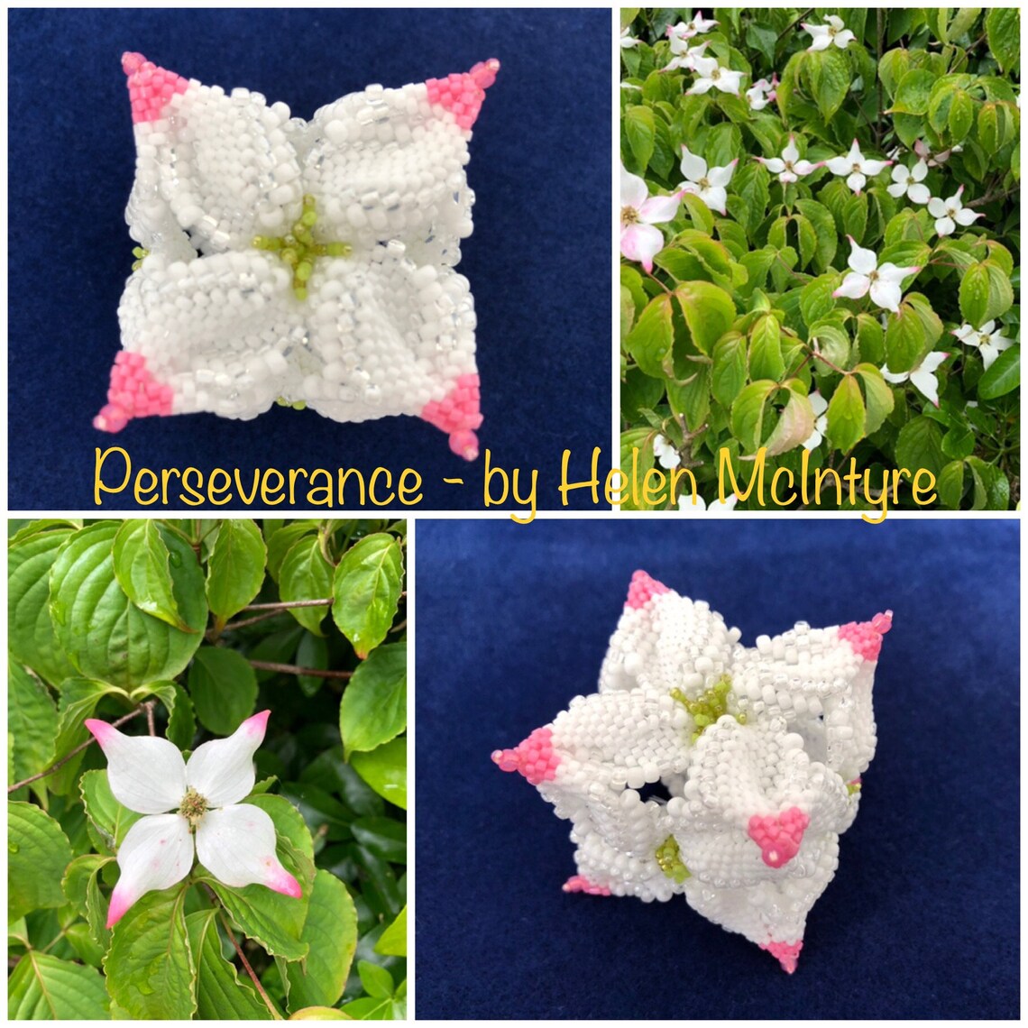 Flower Cube Beadwork Tutorial Peyote Bauble - Etsy